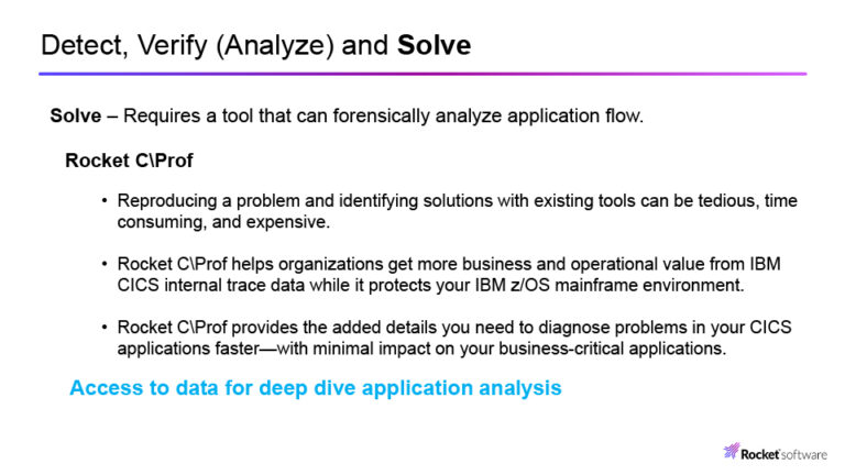 Recap from Empowering CICS Performance Analysis with Advanced Tools - Planet Mainframe